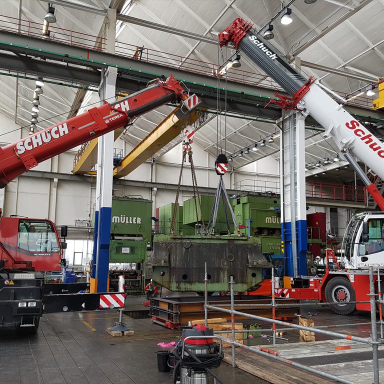 Kranarbeiten - Kran- und Transport Schuch GmbH - Kran, Ladekran ...
